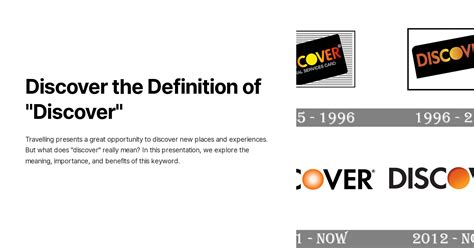 Discover The Definition Of To Discover