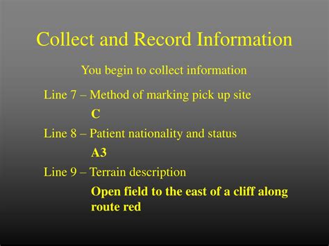 Ppt 9 Line Medevac Powerpoint Presentation Free Download Id 3829527
