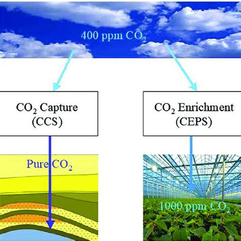 Illustration Of A CCS Carbon Capture And Storage And B CEPS Download Scientific Diagram