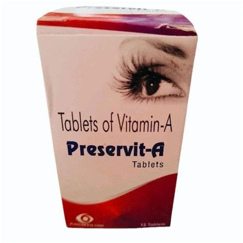 Preservit A Vitamin A Tablets At ₹ 150 Stripe Vitamin A Tablets In Gurugram Id 2853122830097