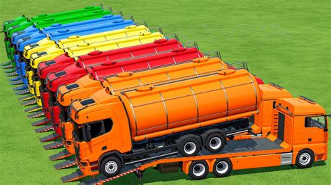 Transporting Biggest Water Trucks And Delivered In Fs22 Farming