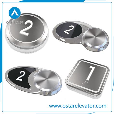 Push Button Switch Passenger Elevator Push Buttons For Control Panel Push Button And Cop Push