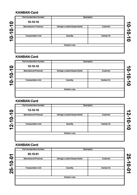 25 Printable Kanban Card Templates And How To Use Them Templatelab