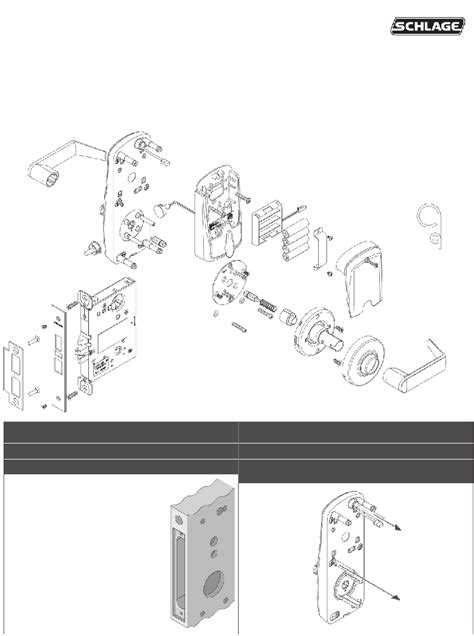Schlage Co 250 Locks Installation Instructions Manual Pdf Viewdownload