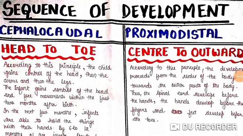 Difference Between Cephalocaudal Development And Proximodistal