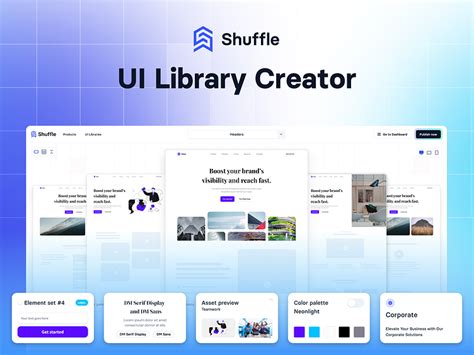 📚 Ui Library Creator — Original Take On Generative Uis By Pat Wasik For Shuffle On Dribbble