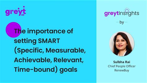 The Importance Of Setting Smart Specific Measurable Achievable