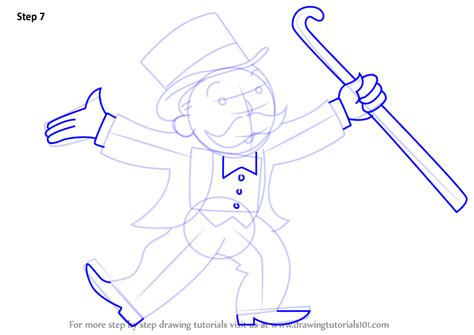 Mr Monopoly Man Drawing