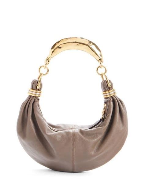 Chloé Bracelet Banana Hobo Bag In Brown Lyst