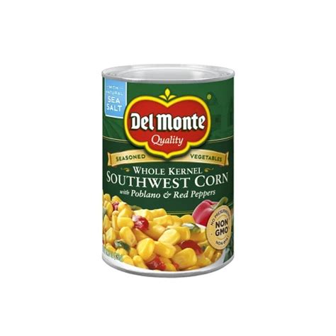 Del Monte Southwest Corn With Poblano And Red Peppers 1525oz Target