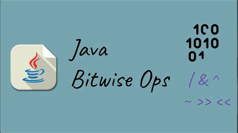 Bitwise Operations In Java Youtube