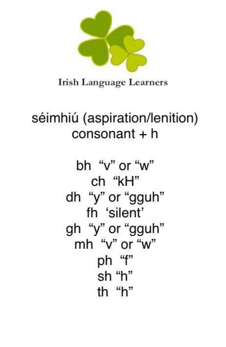 Keep In Your Notes Bh Ch Fh Irish Language Learners Facebook