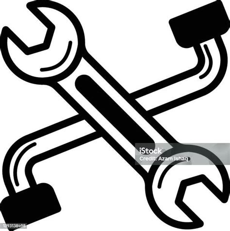 타이어 수리 도구 벡터 아이콘 디자인 자동차 서비스 및 자동차 수리점 기호 트럭 예비 부품 기호 자동차 기술자 장비 스톡 일러스트레이션 소켓 개념의 러그 렌치 강철에 대한