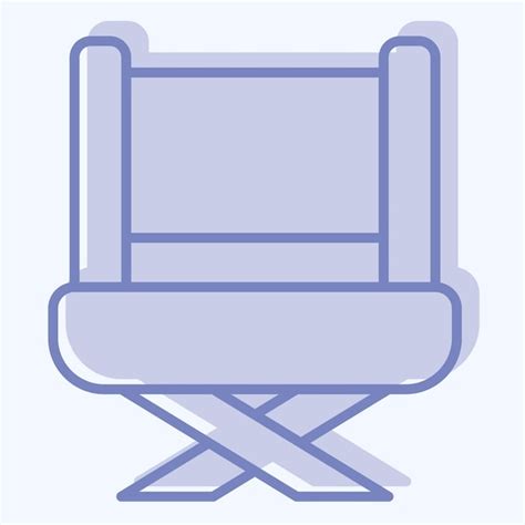 Premium Vector Icon Director Related To Cinema Symbol Two Tone Style