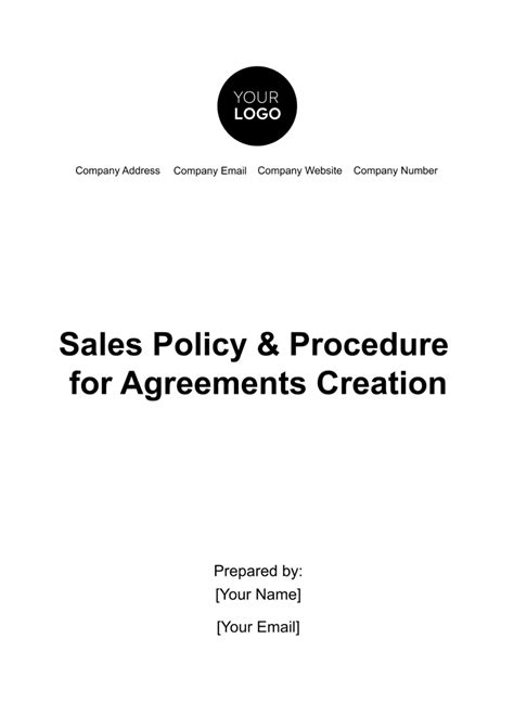 Free Credit Sale Agreement Template To Edit Online