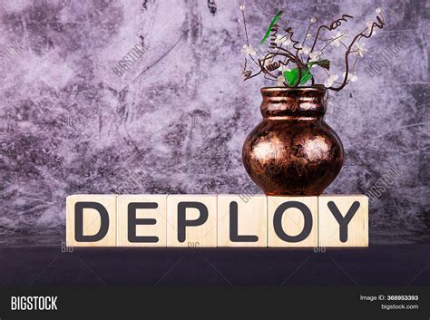 Word Deploy Made Wood Image Photo Free Trial Bigstock