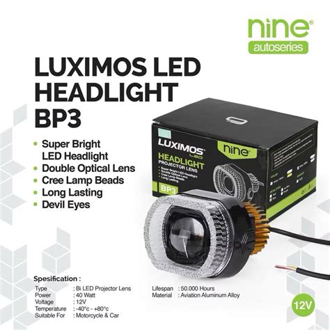 Luximos Biled Projie 40w 2 5 Inch Rgb Mini Lamp Super Bright Cooling