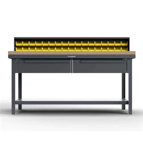 Work Table With Bins Free Shipping Barron Equipment