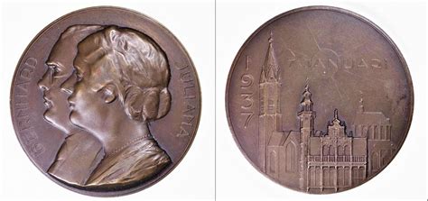 Nederland Penning 1937 Huwelijk Van Prinses Juliana Met Prins Bernhard Van Lippe Biesterfeld