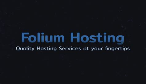 Game Server Hosting Options Folium Hosting