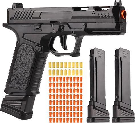 Stoytto Toy Gun Stress Shot With Semi Automatic Mode Realistic Shell Ejecting Toy