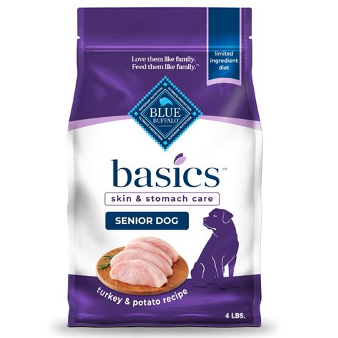 Free Shipping Blue Buffalo Grain Free Senior Dry Dog Food With Turkey