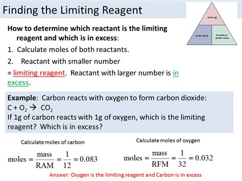 Reacting Masses And Limiting Reagent Edexcel 9 1 By Chemistryteacher001