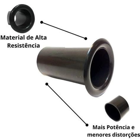 Aeroduto 2 Polegadas Caixa Som Acústica Automotivo Unitário Permak Dutos Para Som