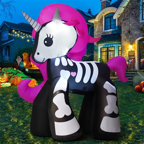 Goosh 5 2 Ft Halloween Inflatables Unicorn Outdoor