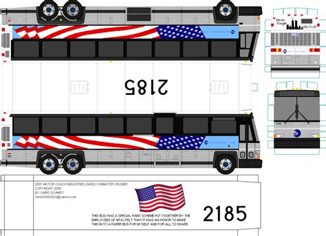 Paperbus Mci D4500 Commuter Cruiser Metropolitan Transportation