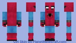 Homemade Spider Man Homecoming Minecraft Skin