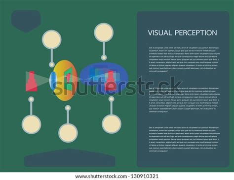 Document On Visual Perception Illustrated How Stock Vector Royalty