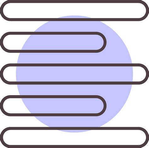 Horizontal Left Align Line Shape Colors Icon 38176350 Vector Art At