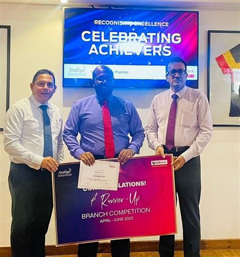 Mohamed Asham Mba Dcm On Linkedin Ndb Araliya Savings Ac 1st Runner