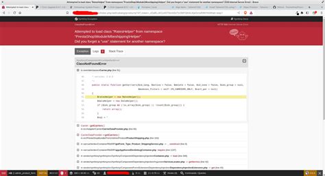 Overriding Carrier Class Attempted To Load Class Rateshelper · Issue 32632 · Prestashop