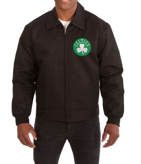 Black Boston Celtics Cotton Jacket Jackets Masters