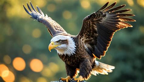 Eagle Spreads Its Wings Premium Ai Generated Image