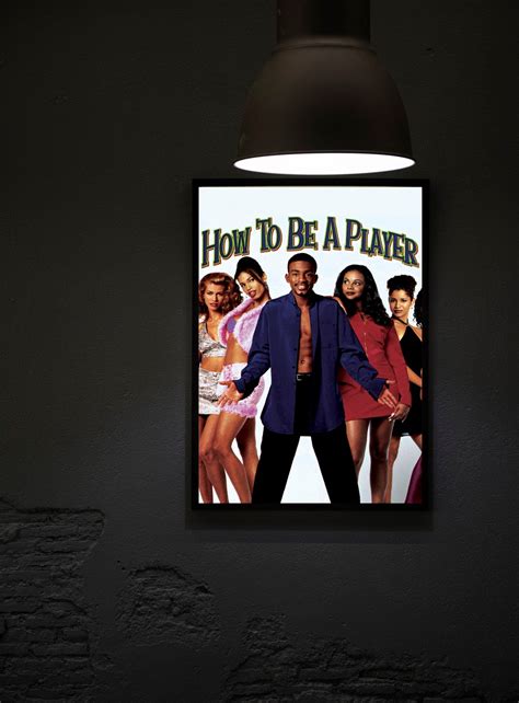How To Be A Player 1997 Movie Poster Movie Print Hip Hop Movie
