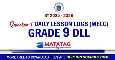 melc based grade 9 dll archives deped resources