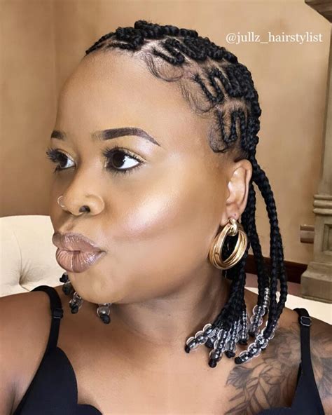 35 Short Knotless Braids Ideas For A Chic Look Effortless Elegance