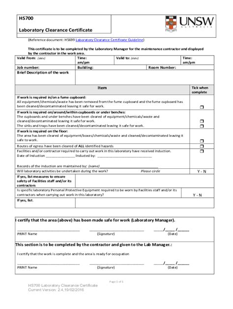 Fillable Online Lab Record Certificate Doc Template Fax Email Print