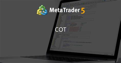 Free Download Of The Cot Indicator By Boeing737 For Metatrader 4 In