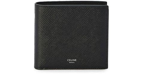 Celine Luxurious Mini Bi Fold Wallet In White For Men Lyst