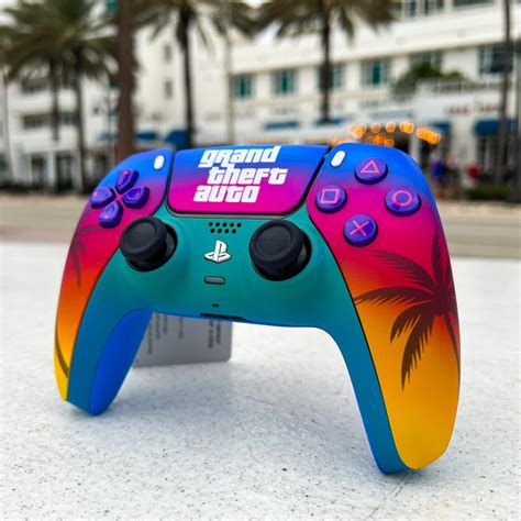 Ps5 Gta 6 Inspired Vice Vibes Controller Laza Modz Llc
