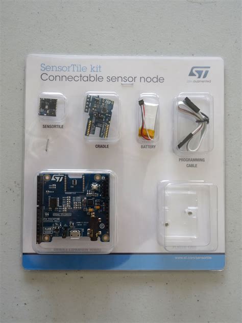 mitov software received cool stmicroelectronics sensortile kit for