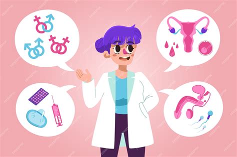 Premium Vector Hand Drawn Sex Education Illustration