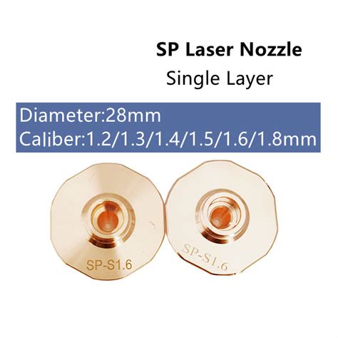 Laser Cutting Single Sp Nozzle D28 For Precitec Procutter Cutting Head