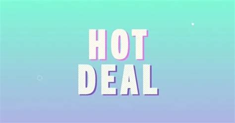 Hot Deal Retro Text Animation Stock Video Pond5