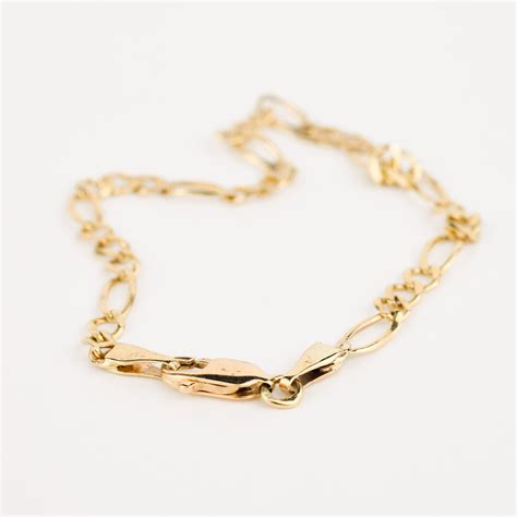 Figaro Gold Bracelet – Folklor