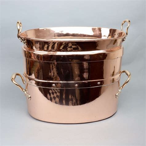 Unusual English Copper Brasing Pan